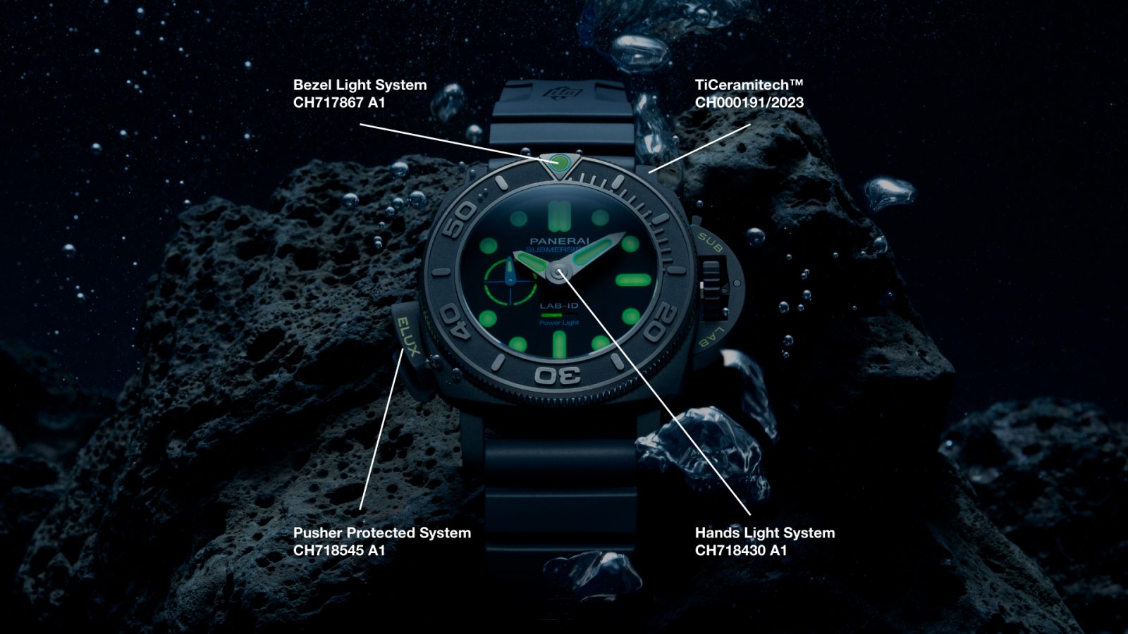 Panerai Submersible Elux LAB-ID Pam01800 | US Panerai Official Website