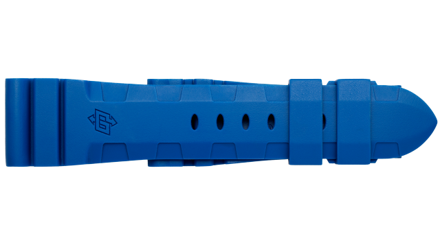 Panerai Strap Rubber blue 24 / 22 MM Standard | US Panerai Official Website