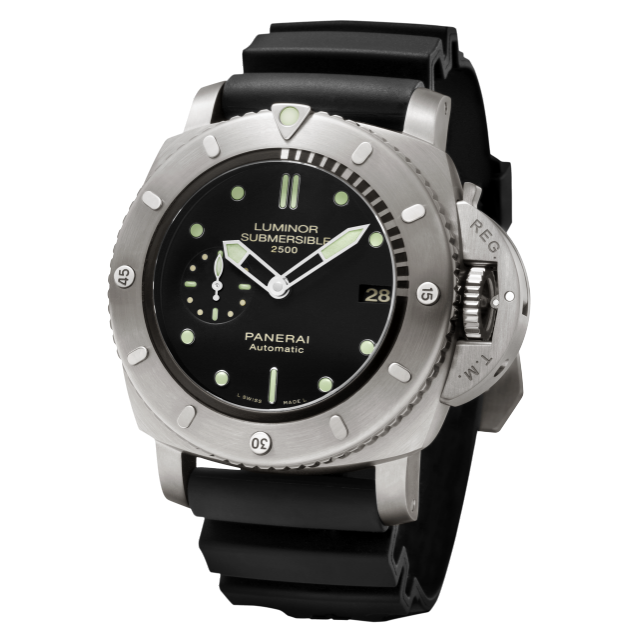 Panerai Luminor Submersible 1950 2500m 3 Days Automatic Titanio - 47mm ...