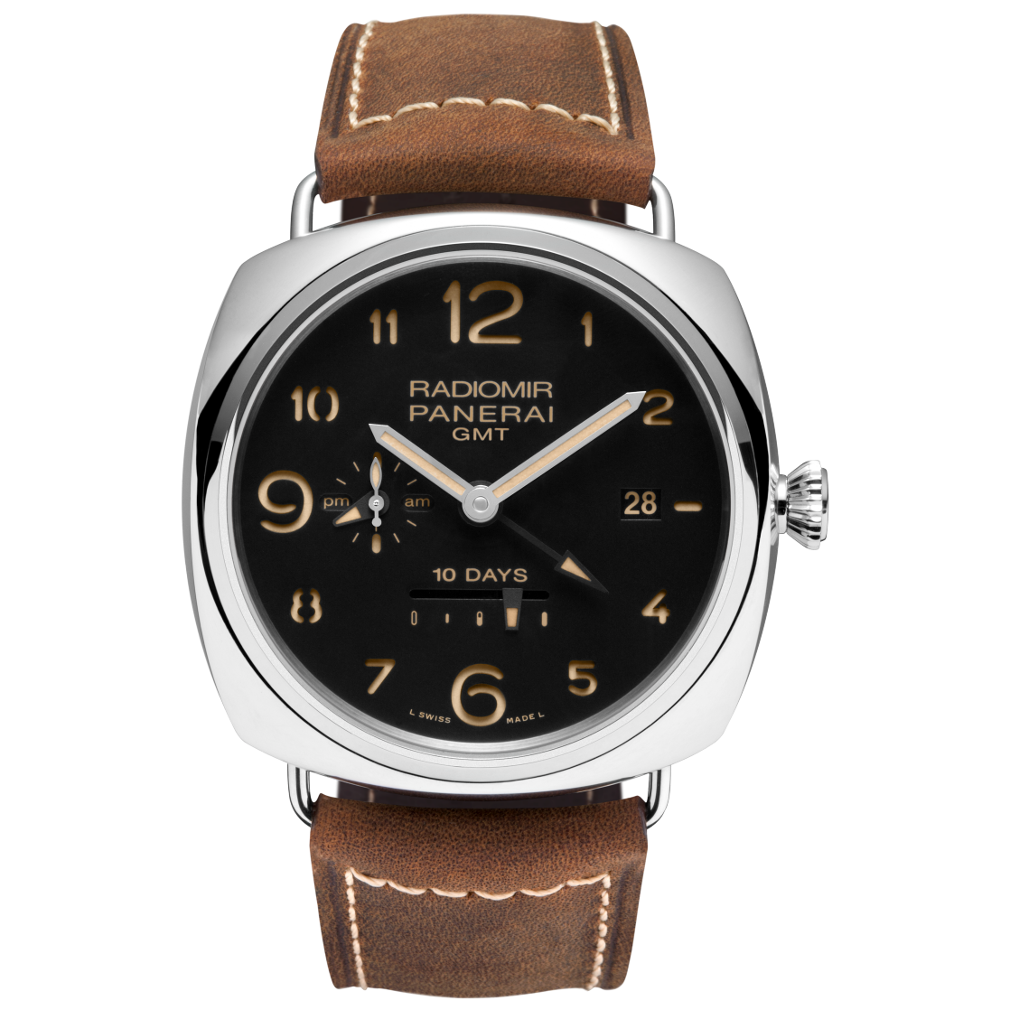 Panerai Radiomir 10 Days GMT Automatic Acciaio - 47mm PAM 473 47mm ...