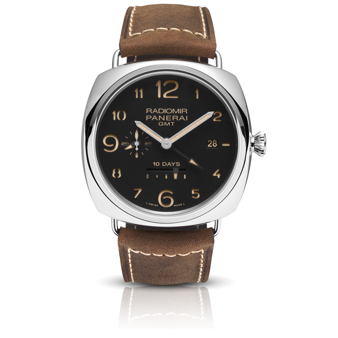 Panerai Radiomir 10 Days GMT Automatic Acciaio - 47mm PAM 475 47mm ...