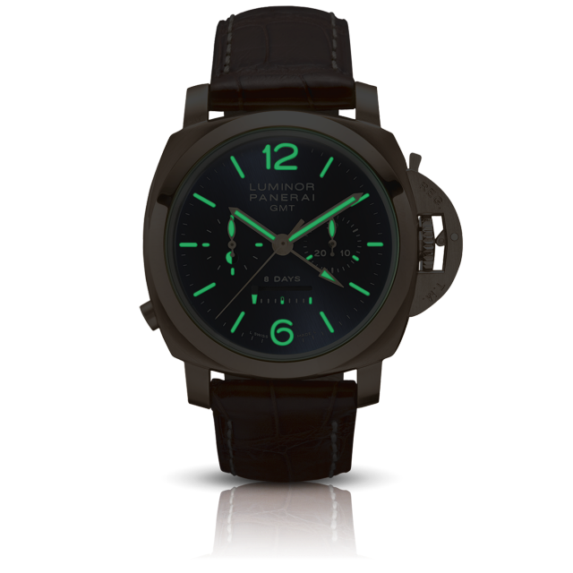 Luminor 1950 8 Days Chrono Monopulsante GMT Pink Gold - 44mm