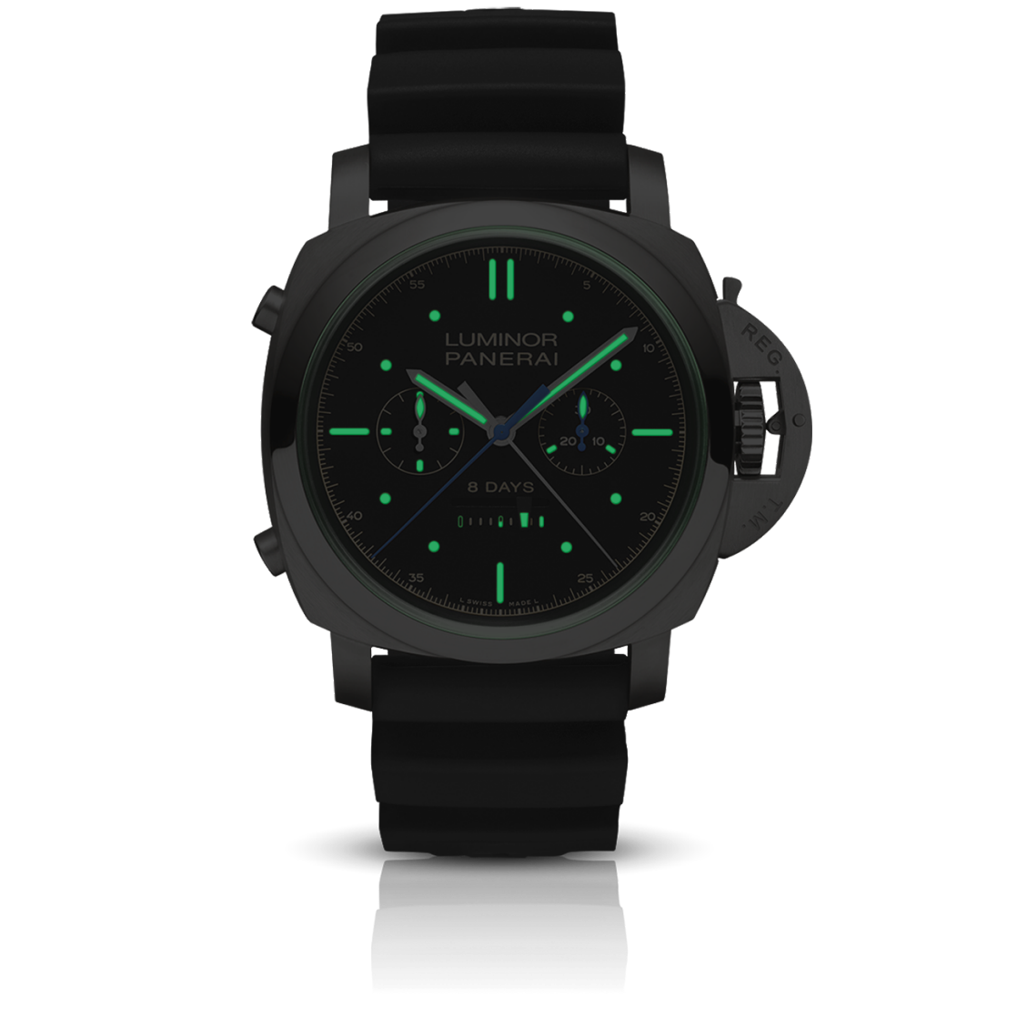 Panerai Luminor 1950 Tourbillon GMT Automatic Ceramica - 48mm PAM 396 ...