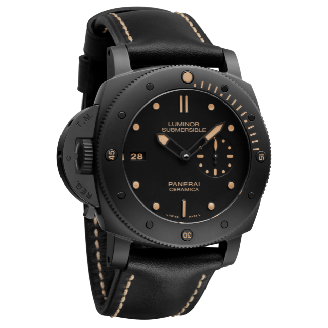 Panerai Luminor Submersible 1950 Left-Handed 3 Days Automatic Ceramica ...