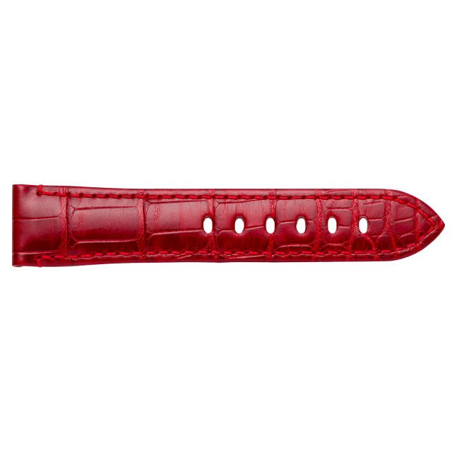 Panerai Strap Strap alligator red | US Panerai Official Website