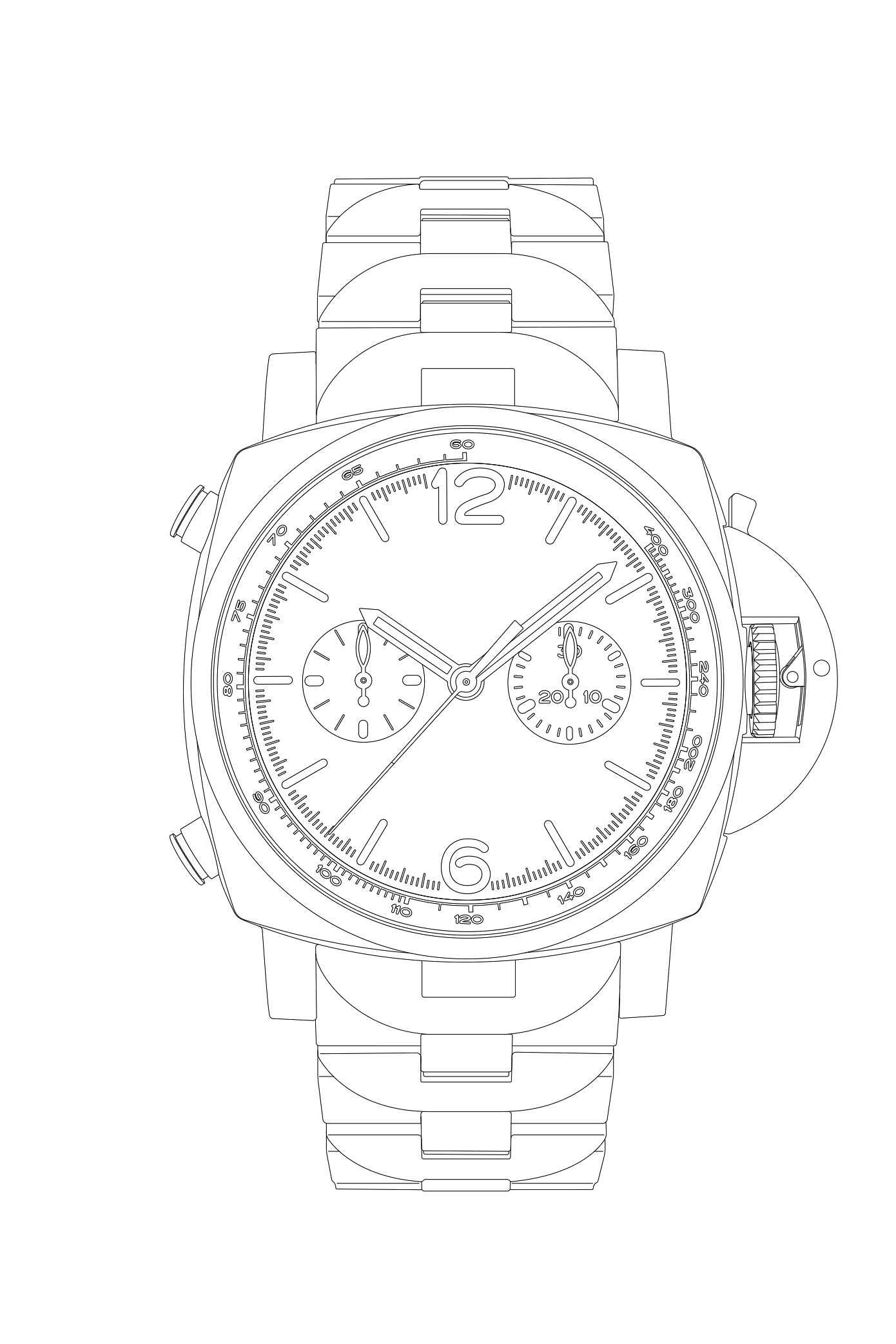 Panerai Luminor Chrono PAM 1548 44mm Automatic | US Panerai Official ...