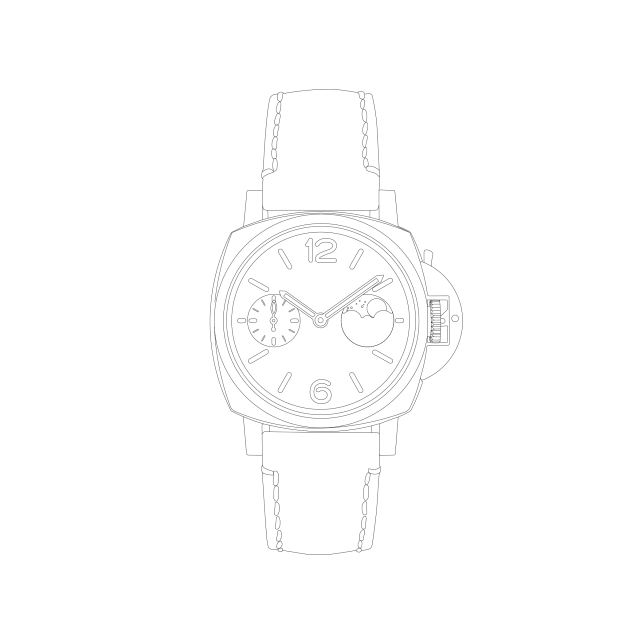 Panerai Luminor Due Luna PAM 1179 38mm 自動 | WW 沛納海官方網站